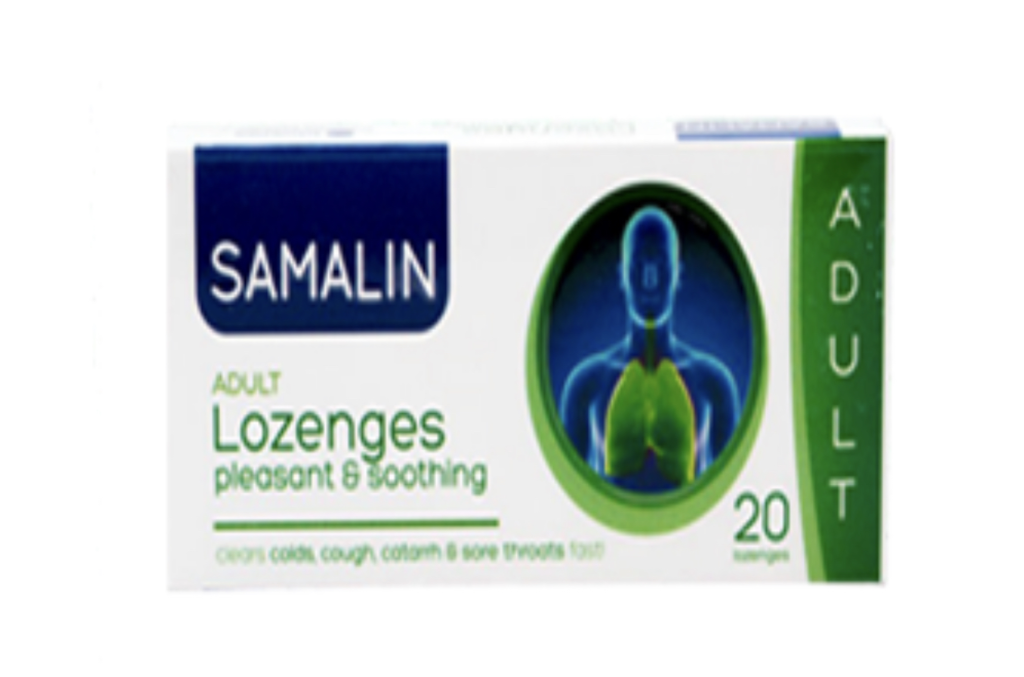 SAMALIN LOZENGES 20’S – Trafalgar Gate Pharma