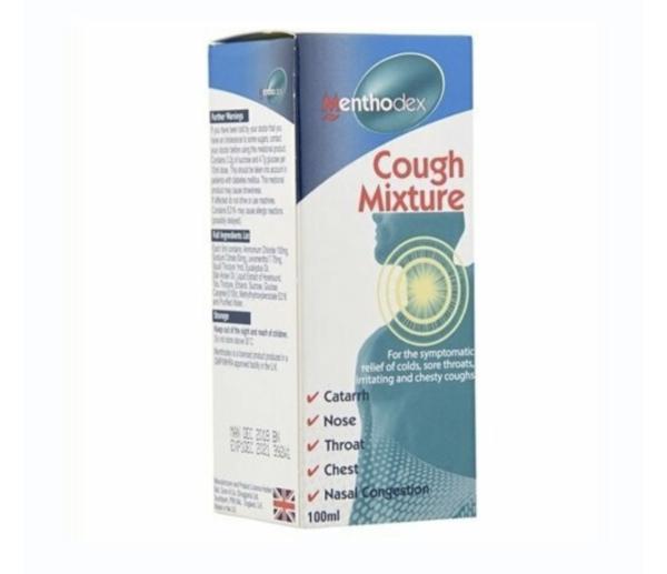 MENTHODEX COUGH SYRUP 100ML – Trafalgar Gate Pharma