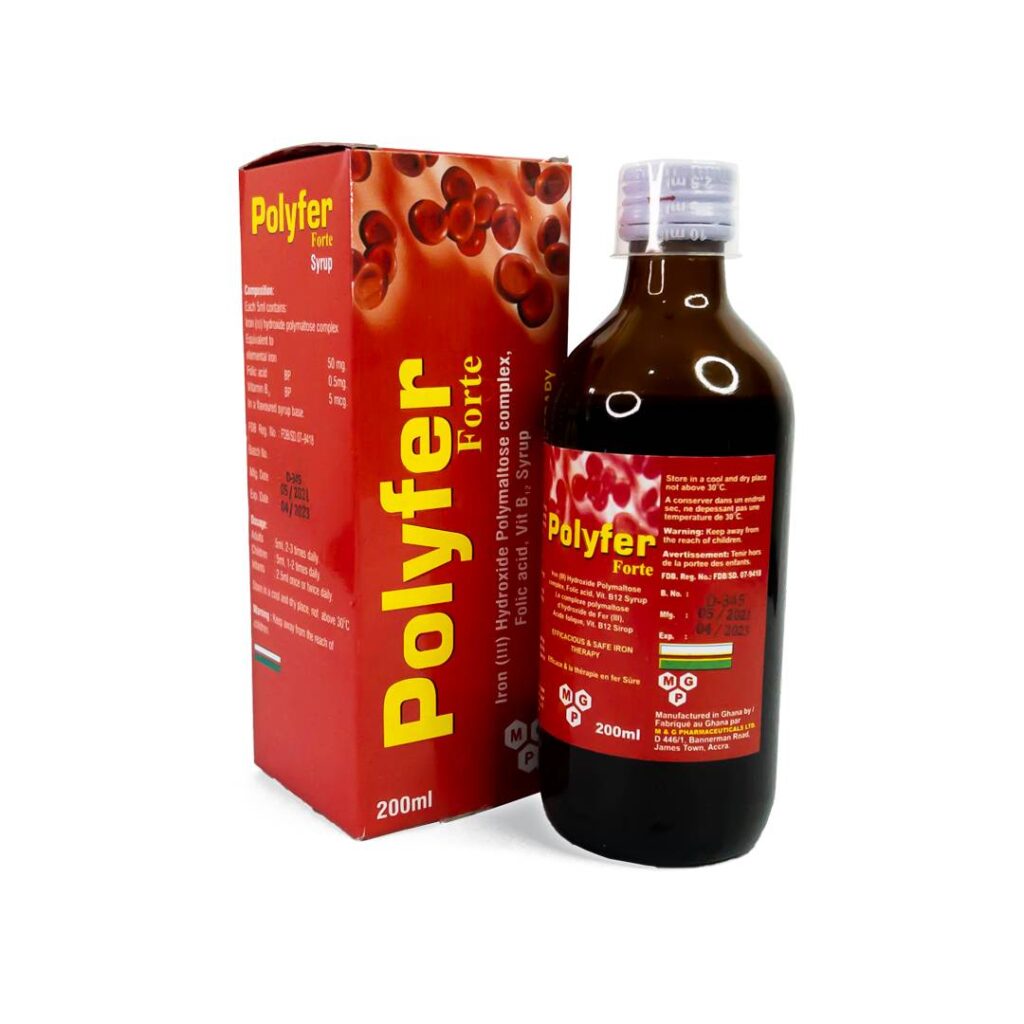 POLYFER SYRUP 200ML – Trafalgar Gate Pharma