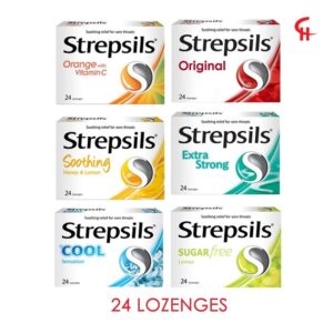 STREPSILS LOZENGES 24’S ALL TYPES – Trafalgar Gate Pharma