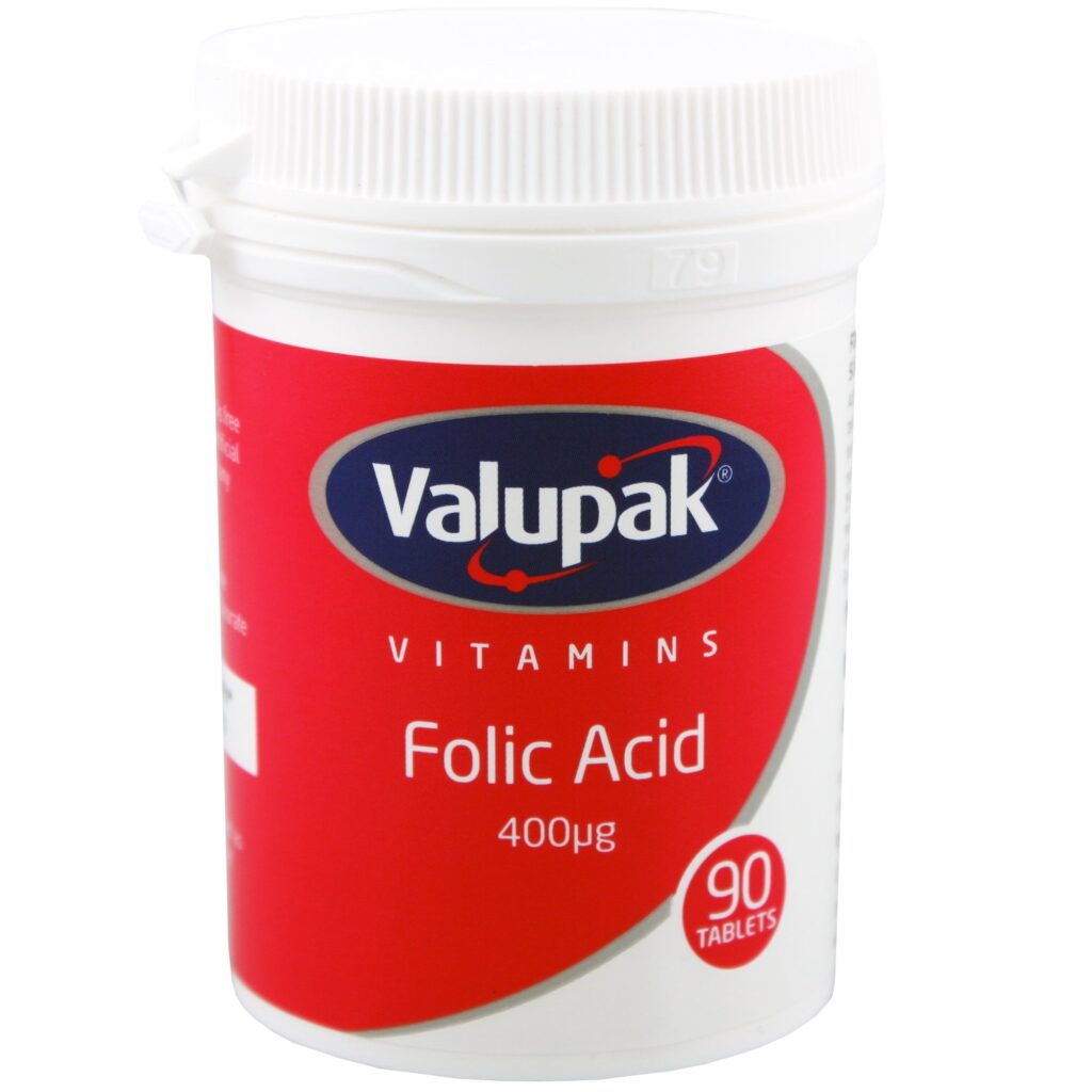 FOLIC ACID 400MCG TAB VALUPAK 90’S – Trafalgar Gate Pharma