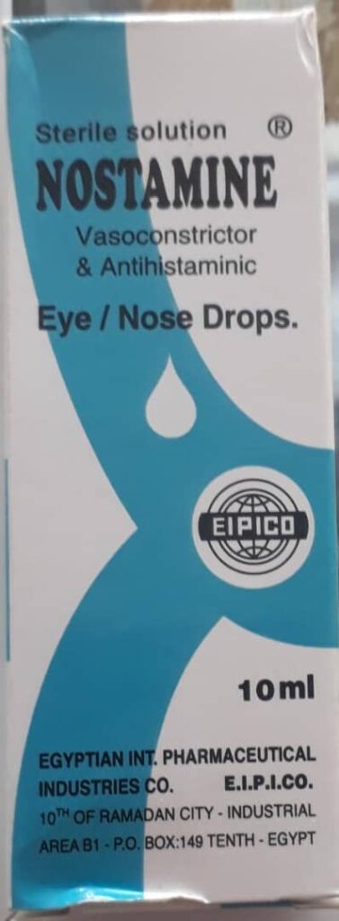 NOSTAMINE EYE/NOSE DROP – Trafalgar Gate Pharma