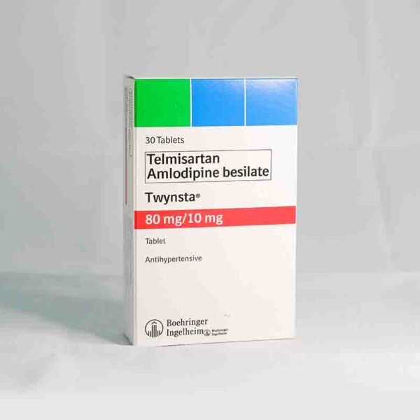 TWYNSTA TELMISARTAN 80MG/AMLODIPINE 10MG TAB – Trafalgar Gate Pharmacy