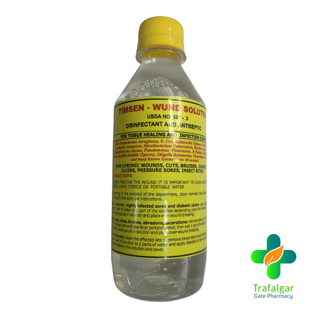 TIMSEN WOUND SOLUTION – Trafalgar Gate Pharma