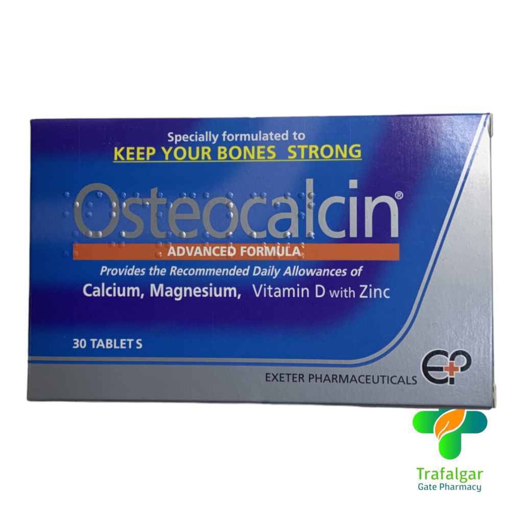 OSTEOCALCIN TABLETS 30’S – Trafalgar Gate Pharma