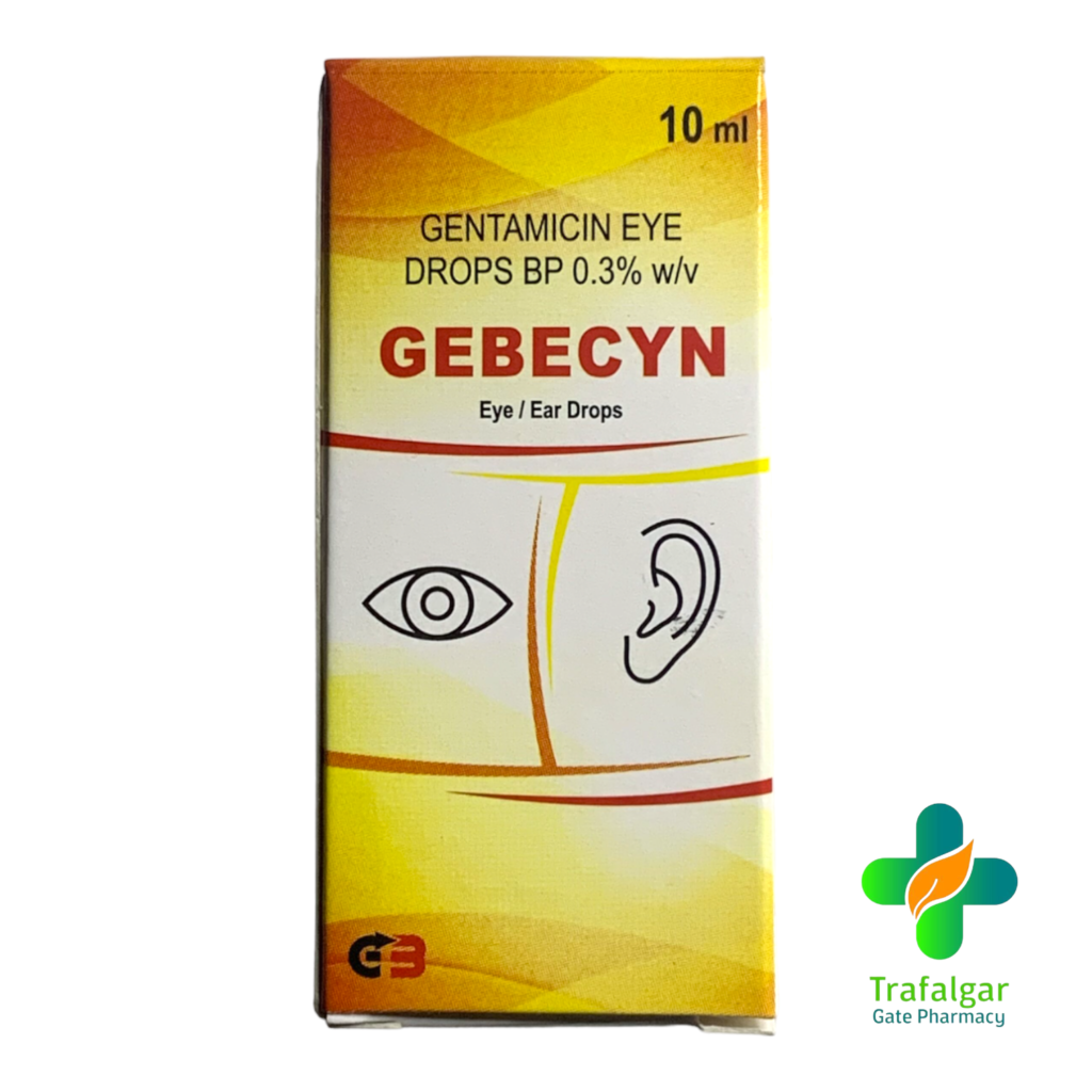 GEBECYN GENTAMICIN EYE DROPS – Trafalgar Gate Pharma