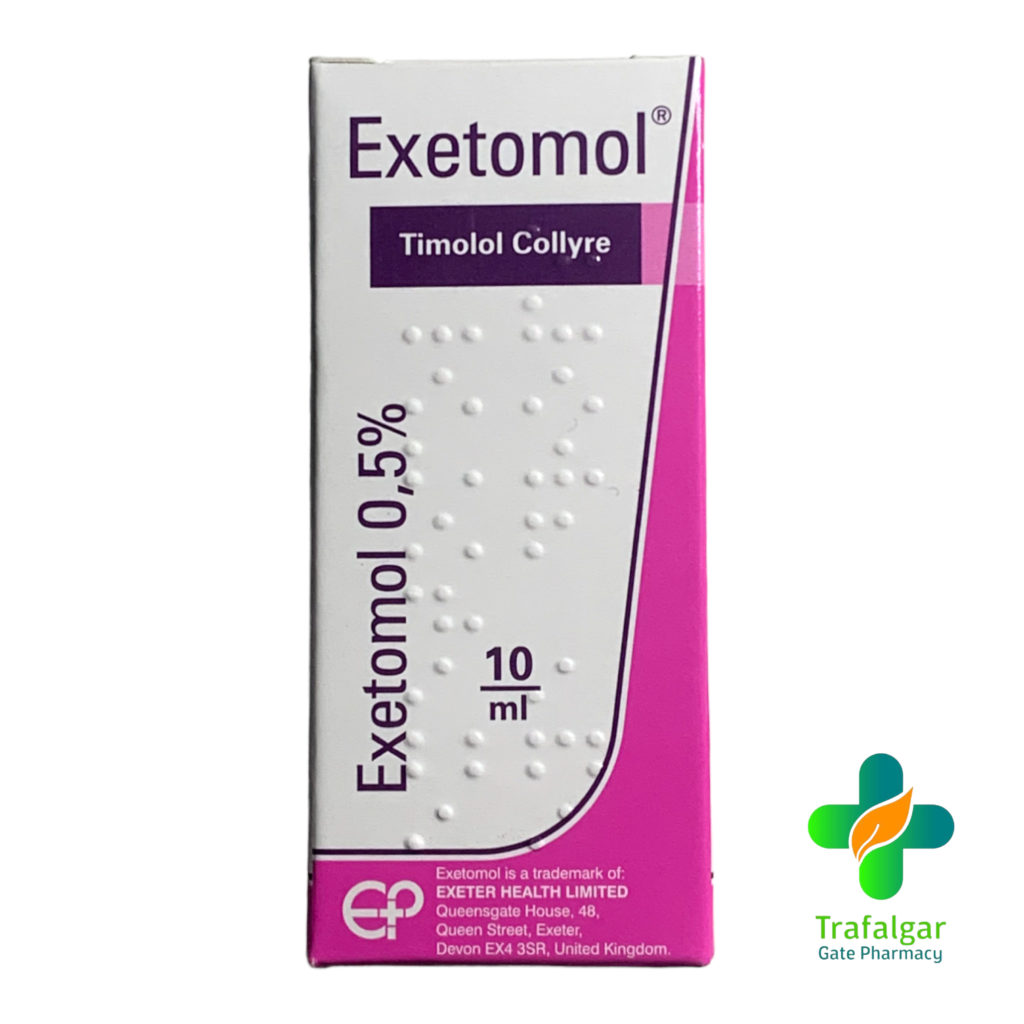 EXETOMOL TIMOLOL EYE DROP – Trafalgar Gate Pharma