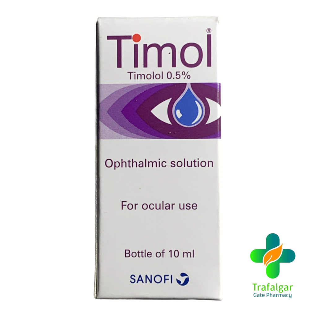 TIMOL TIMOLOL 0.5% EYE DROP SANOFI – Trafalgar Gate Pharma