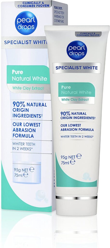 PEARL DROPS PURE NATURAL WHITE TOOTHPASTE 75ML – Trafalgar Gate Pharma