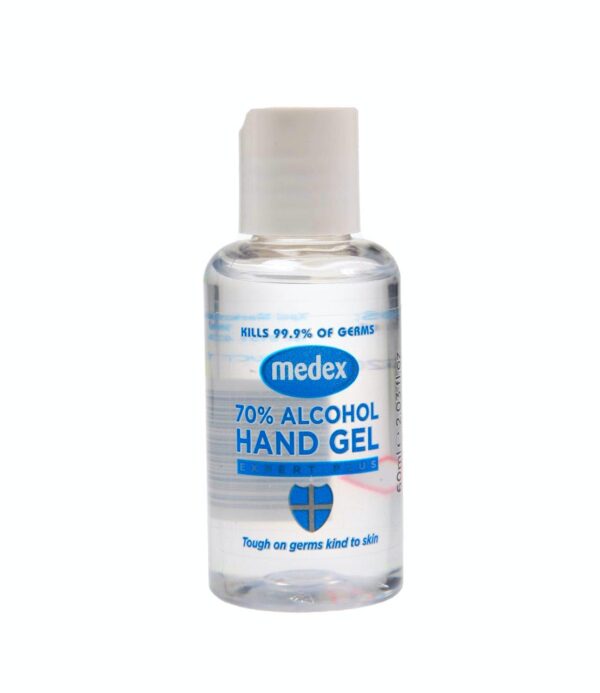 MEDEX 70% ALCOHOL HAND GEL 60ML – Trafalgar Gate Pharmacy