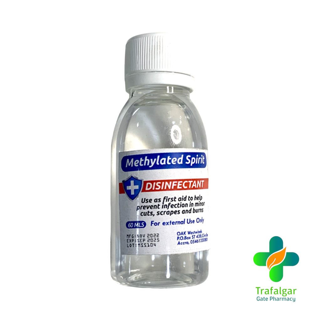 METHYLATED SPIRIT 60ML – Trafalgar Gate Pharma