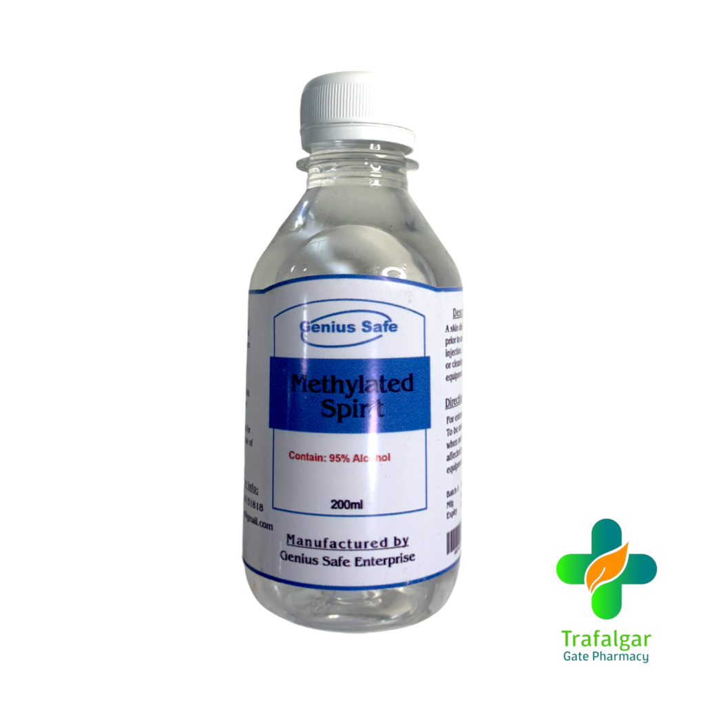 METHYLATED SPIRIT 200ML – Trafalgar Gate Pharma
