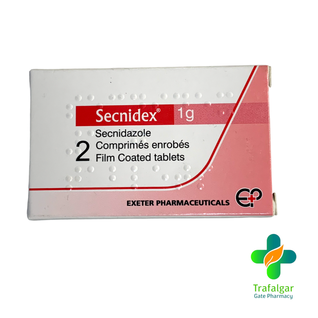 SECNIDAZOLE 2G TAB EXETER – Trafalgar Gate Pharma