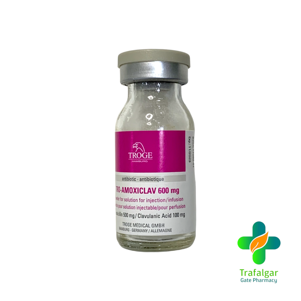 TRO-AMOXICLAV 600MG INJ – Trafalgar Gate Pharmacy
