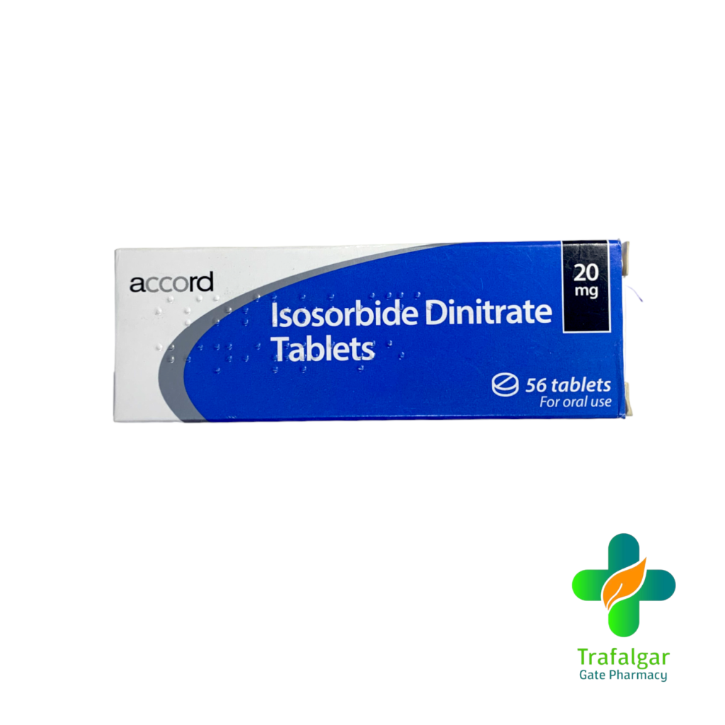 ISOSORBIDE DINITRATE 20MG TAB – Trafalgar Gate Pharma