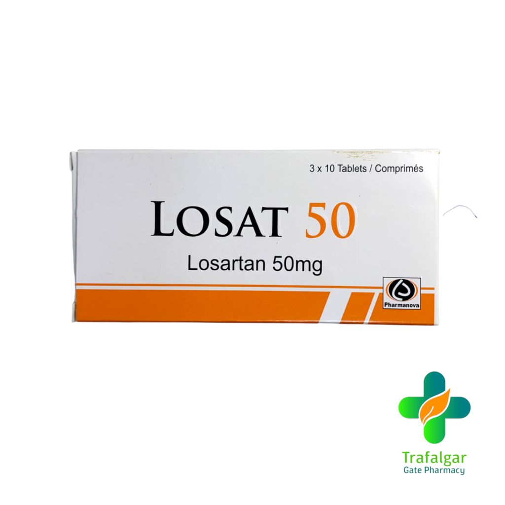 LOSAT 50MG TABS 30’S – Trafalgar Gate Pharma