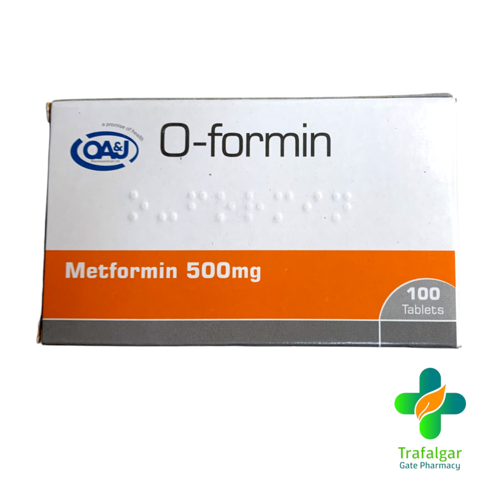 O-FORMIN METFORMIN 500MG TAB – Trafalgar Gate Pharma