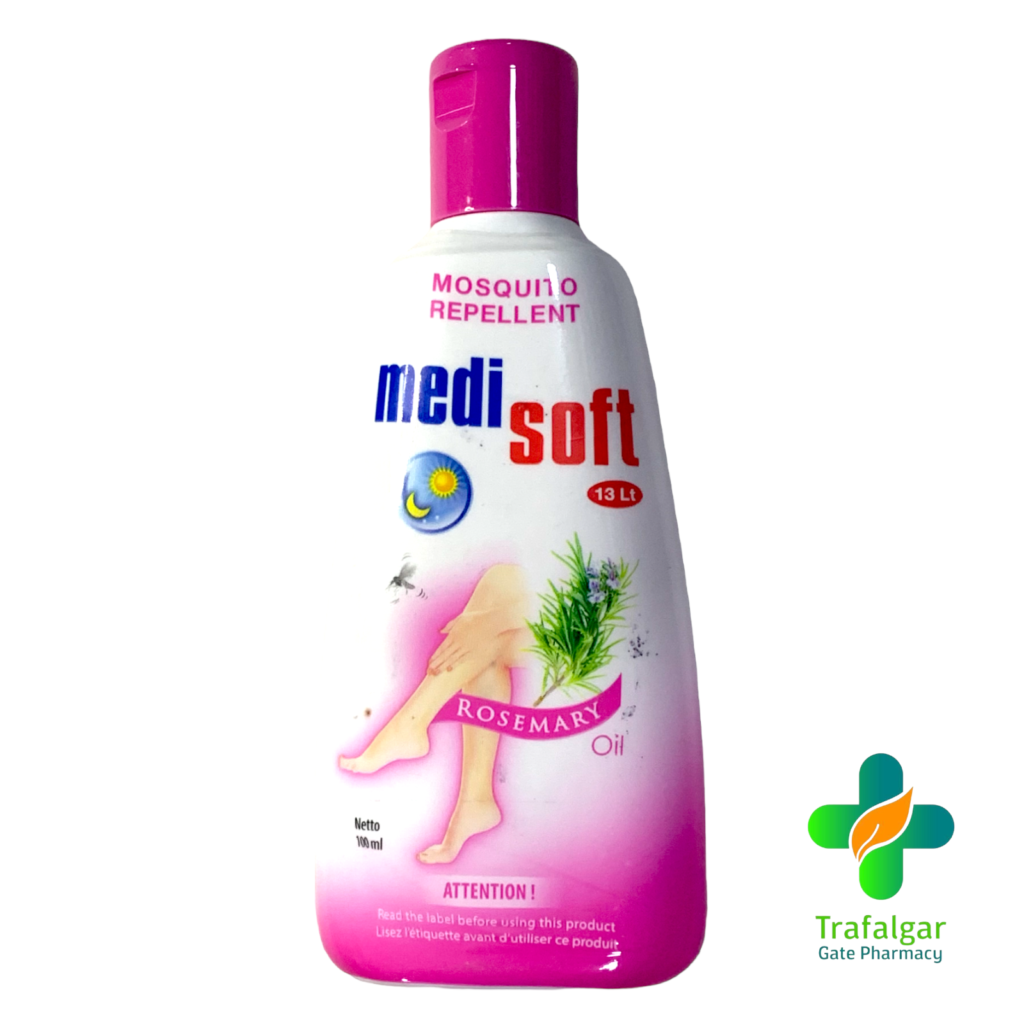 MEDISOFT MOSQUITO REPELLENT 100ML – Trafalgar Gate Pharma