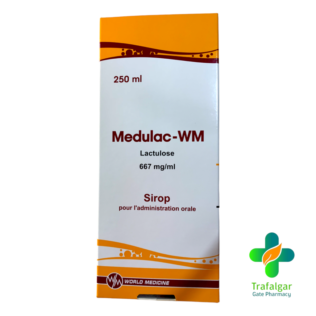 MEDULAC LACTULOSE SYRUP 250ML – Trafalgar Gate Pharma
