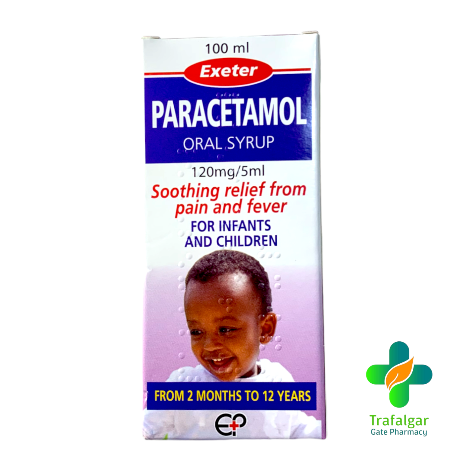 PARACETAMOL 120MG/5ML SYRUP EXETER – Trafalgar Gate Pharma